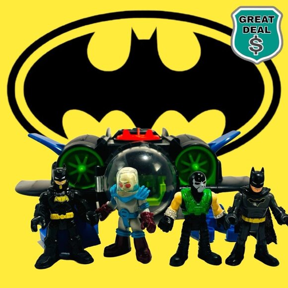 Fisher-Price | Toys | Imaginext Dc Super Friends Batsub 4 Figure Bundle ...